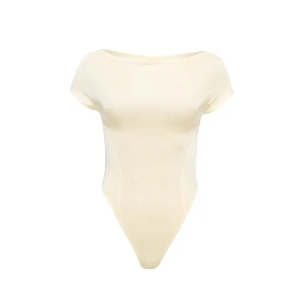 Sélone Aureon Cut-out Bodysuit - Yellow