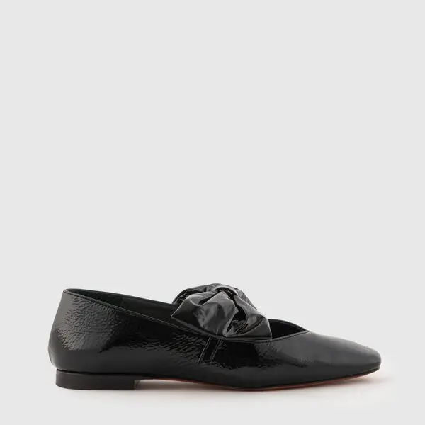 MARIANO SHOES Cacia Ballerina Varnished - Black