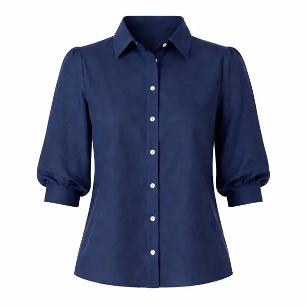 FRANCHETTI BOND Luciella Classic Shirt In Navy - Blue