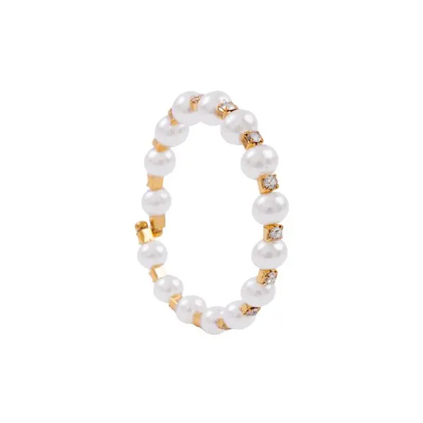 Saachi Pearl & Crystal Strand Cuff