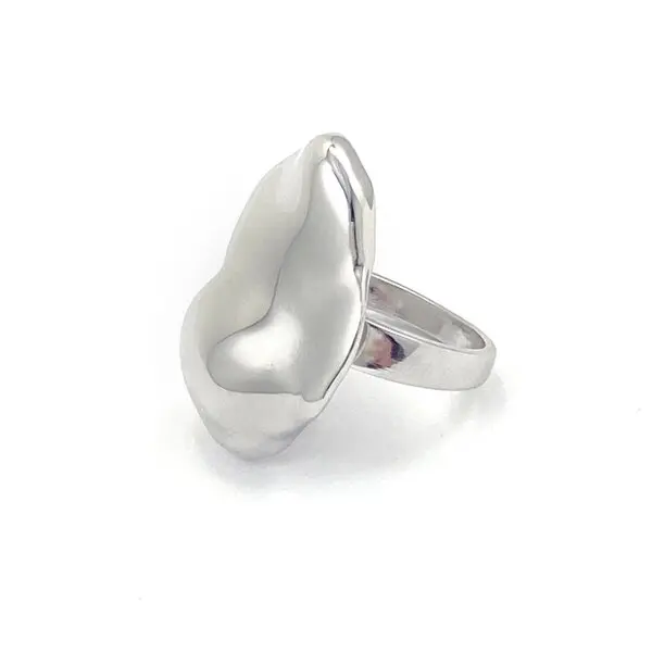 BIKO Molten Ring - Silver