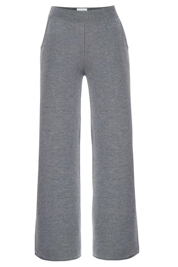 SALANIDA Bene 100% Merino Wide Pants Light - Grey