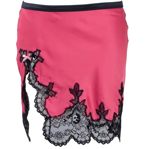 LES JUPONS DE TESS Black / Pink Odeon Skirt - Black/pink