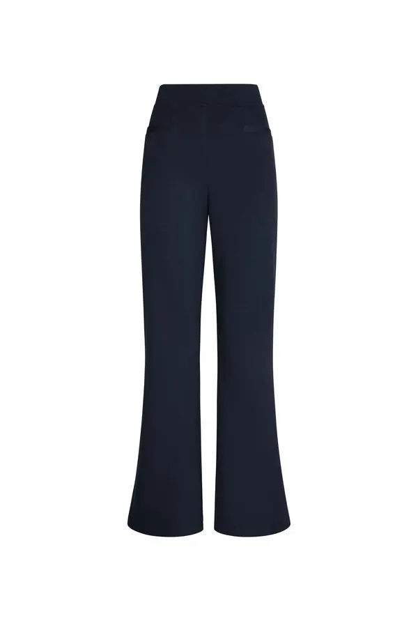 JAMES LAKELAND Navy Bootleg Trousers - Blue