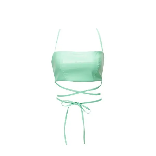 PALOMA LIRA 2000's Crop Top - Green