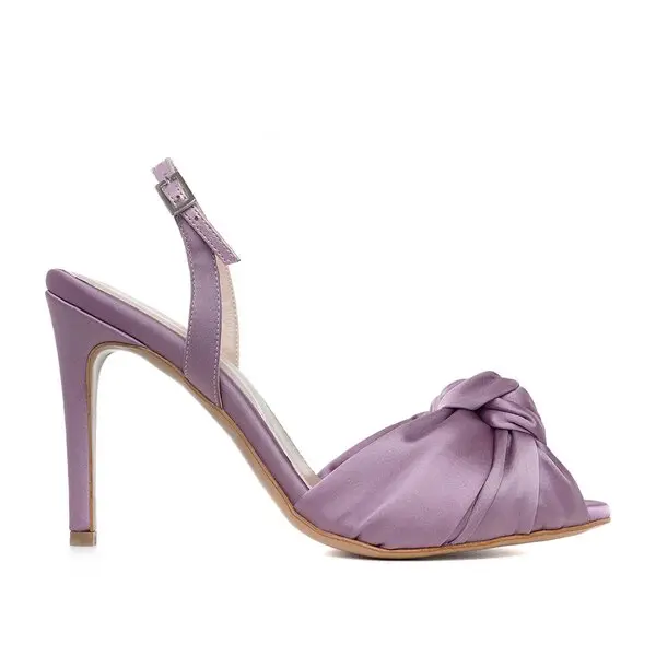 GINISSIMA Sofia Satin Sandals, -lavender - Purple