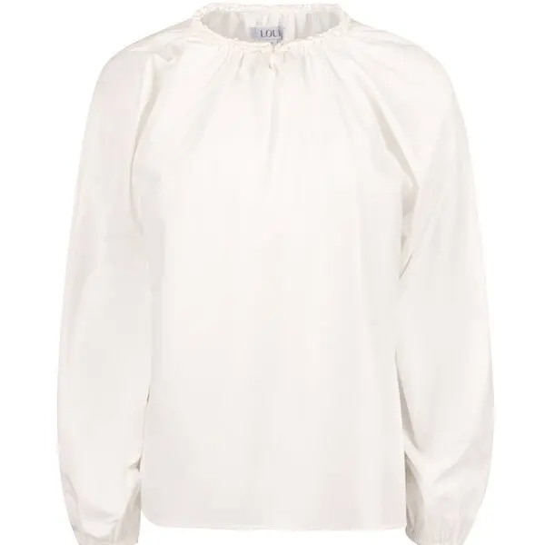 LOU&UP (FORMERLY LOUP CLOTHING) Braided Blouse - White
