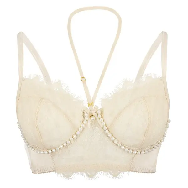 EMPRESS MIMI Jacqueline Bralette - White