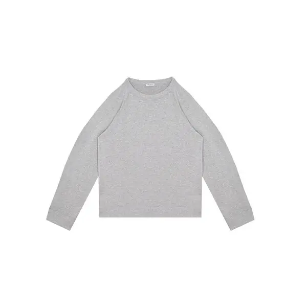THE KOOZY Avary Sweatshirt In Melange - Grey