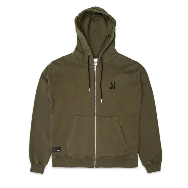COMUNE Luka Zip-up Army - Green