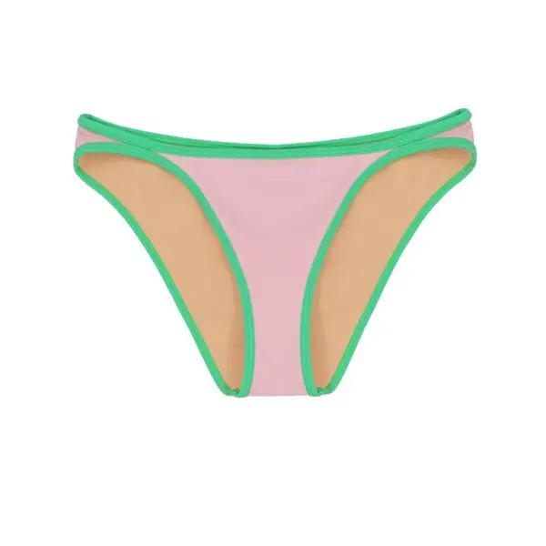 YORSTRULY Neutrals Duet Surf Bikini Bottom Candy - Pink
