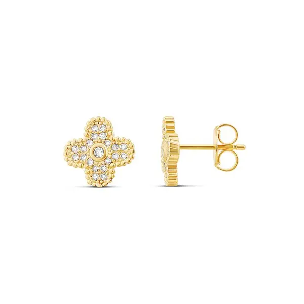 SHYMI Small Flower Earrings - Gold