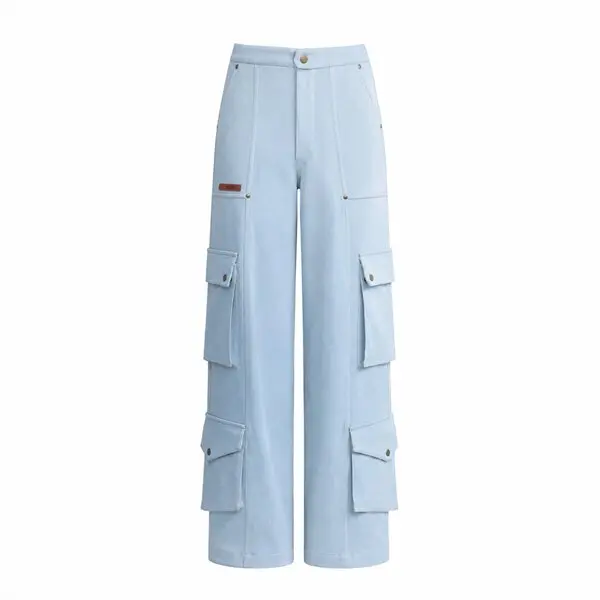 LUROQ LONDON Wide Utility Trousers