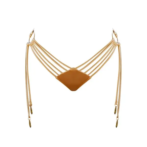 IVY SWIMWEAR Aurora In Bikini Bottoms - Gold
