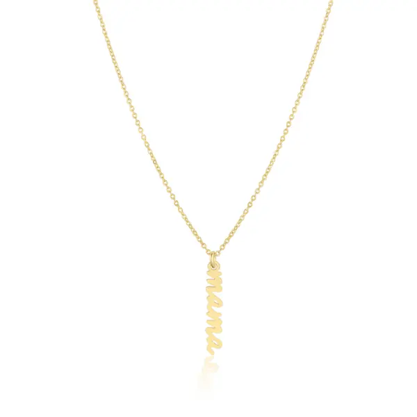 SET & STONES Mama Charm Necklace - Gold