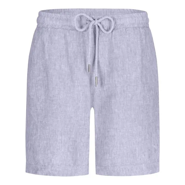 MAISON TANGERINE Linen Shorts For - Grey