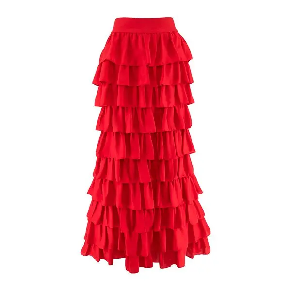 SILVIA SERBAN Veil Skirt With Adjustable Length