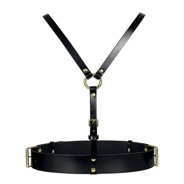 HAUTE CUIR Prestige Leather Harness - Black