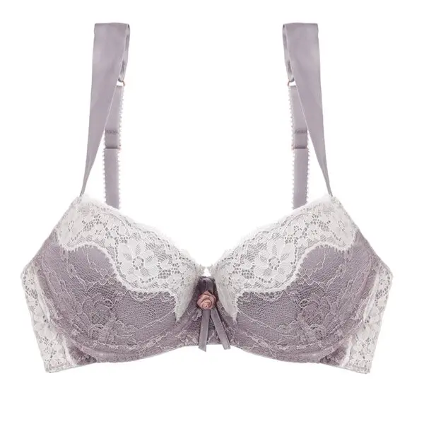 TALLULAH LOVE Silk Keepsake Padded Plunge Bra - Pink