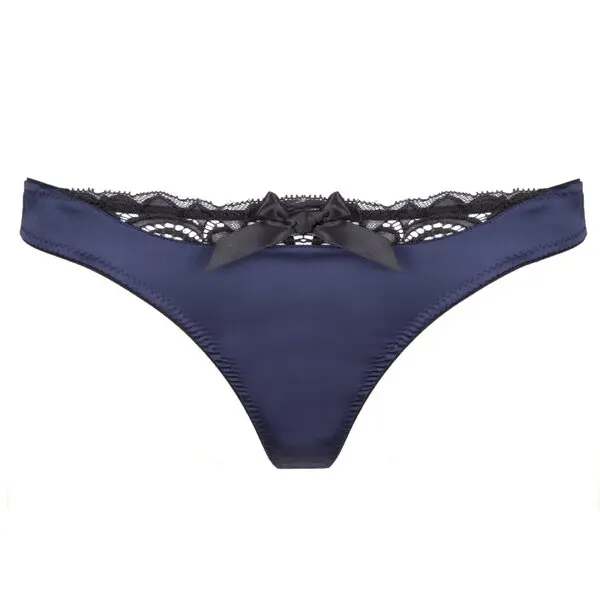 EMMA HARRIS Signature Navy Skinny Brief - Blue