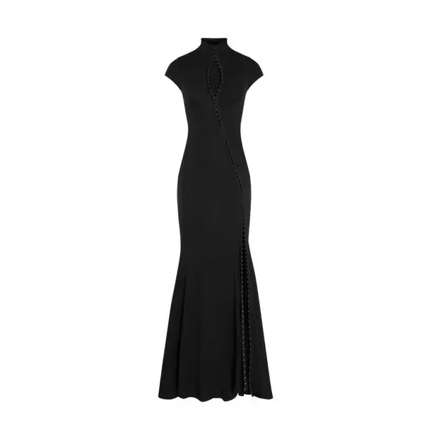 KHELA THE LABEL Risk It All Maxi Dress - Black
