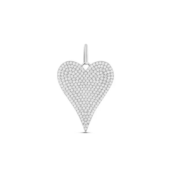 SHYMI Pave Heart Charms - Silver