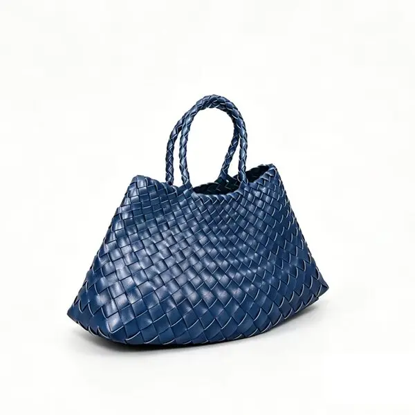 RIMINI Hand Woven Tote 'adelina - Blue