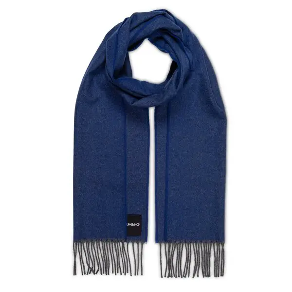HEATING & PLUMBING LONDON Blue / Grey The Eternal Edition Cashmere Scarf Blue & Grey - Blue/grey