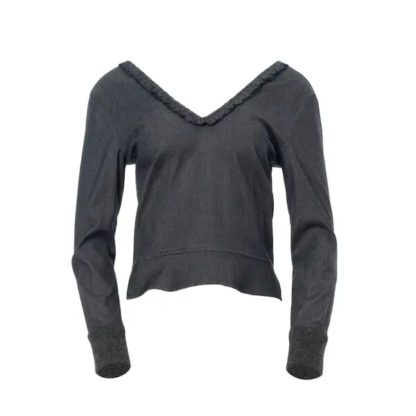 MARGOT VII Luz Blouse In Jeans - Blue