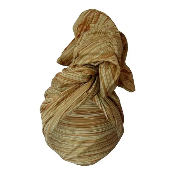 ROMER MILLINERY Twisturban Turban - Gold