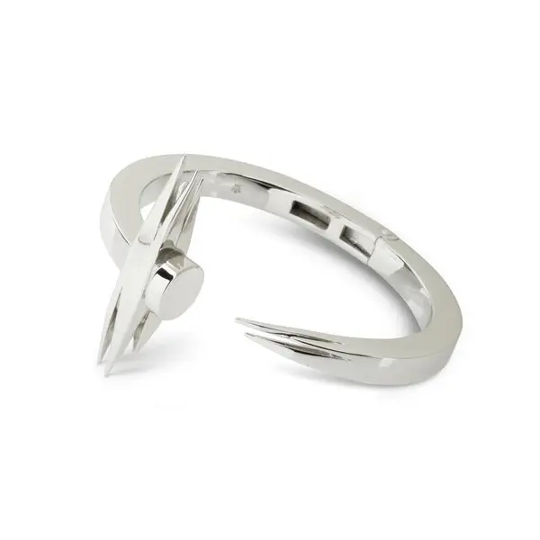 KASUN LONDON Stick Bangle - Silver