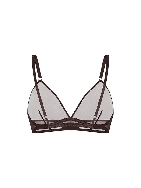 ZHILYOVA Unnamed Gravity Bralette - Brown
