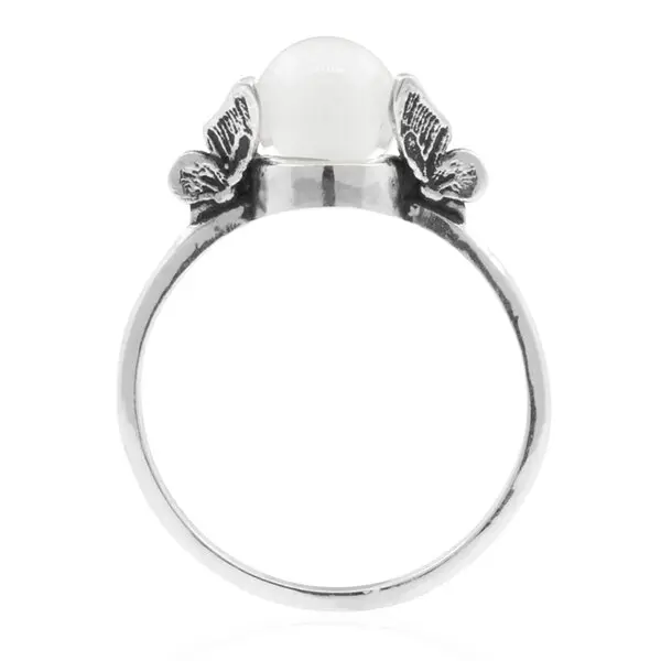LEE RENEE Butterfly Quartz Ring - Silver