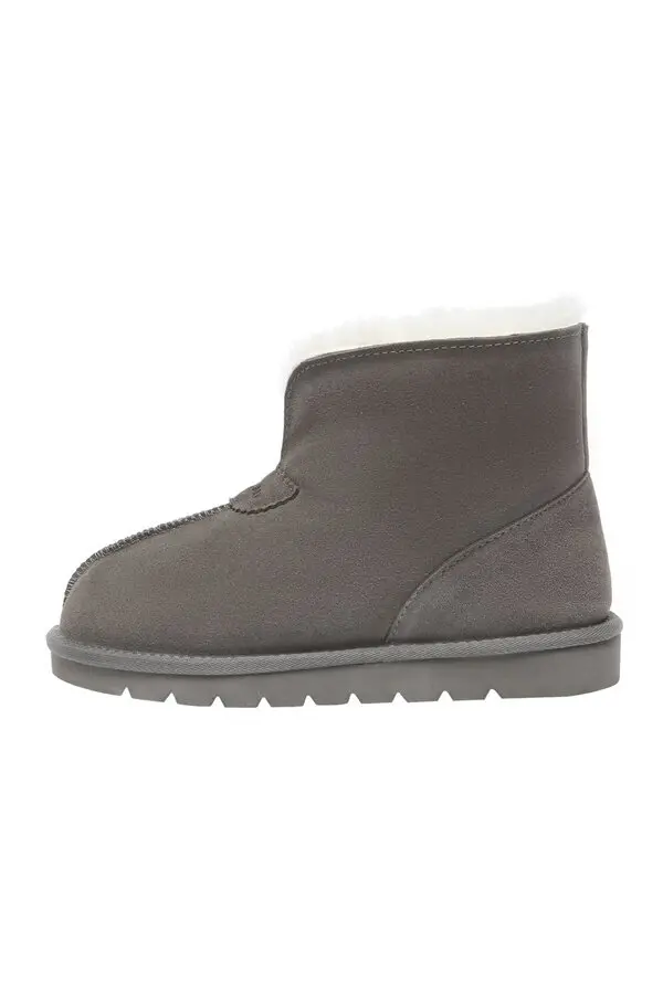 EVERAU AUSTRALIA Owl Ankle Boots - Grey