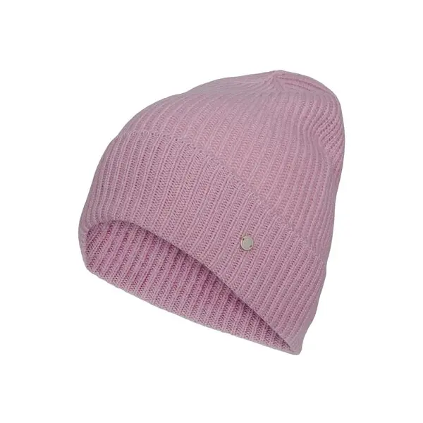TIRILLM Holly Rib Knitted Cashmere Beanie, Dusty - Pink