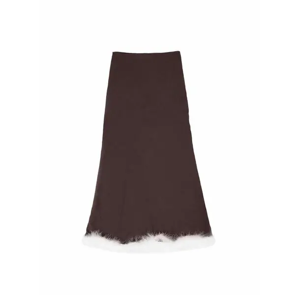 Carmen Says Balance Feather Skirt - Brown