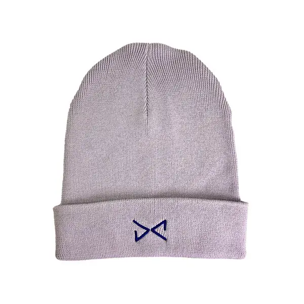 DANIEL CHONG Day Lavender Rib Beanie - Silver