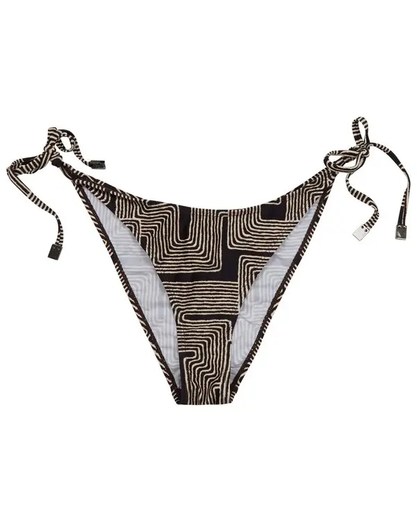 LORDS OF HARLECH Samara Inter Twine Bikini Bottom - Black