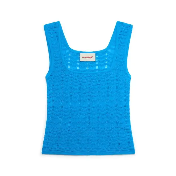 LA GRANNI Marsito Top Turquoise - Blue
