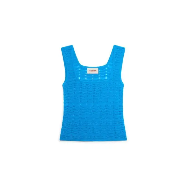 LA GRANNI Marsito Top Turquoise