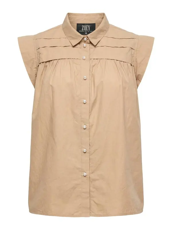 ZOEY Neutrals Myla Top - Beige