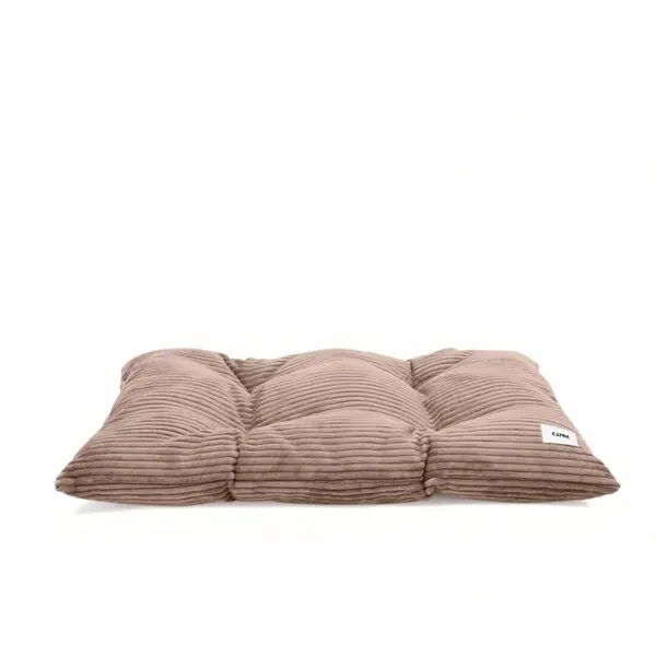 CAFIDE Corduroy Dog Bed Cushion Mocha Beige, Bela - Brown