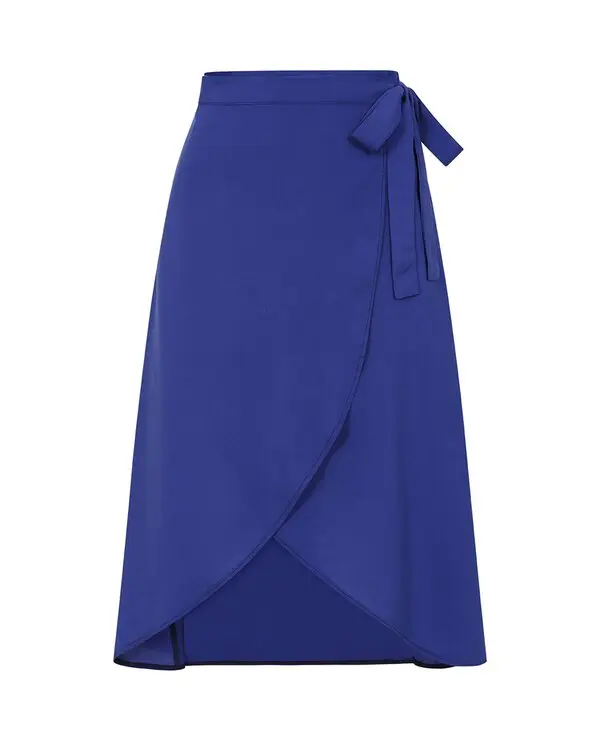 SOPHIE CAMERON DAVIES Royal Wrap Skirt - Blue