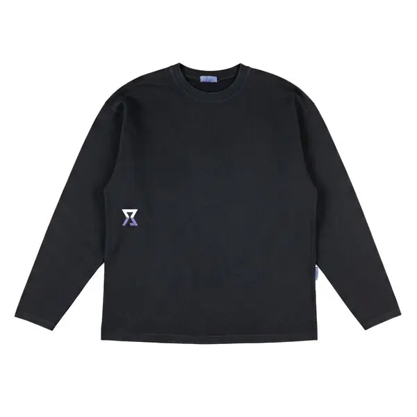 ACHILLES AND THE TORTOISE Long Sleeve Tee Stone - Blue