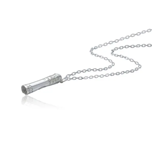 CARTOGRAPHY Hundred Dolla Bill Y'all Straw As Necklace In Sterling - Silver