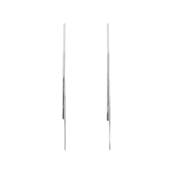 MONOSUIT Jewellery Earrings Long- Color - Silver