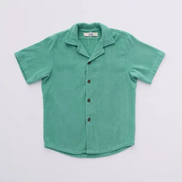 LITTLE MARINER Sage Terry Shirt - Green