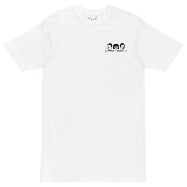 ANCHOR & CREW Gustatory Originals Because No Good Day... Heavy Cotton Embroidered T-shirt - White