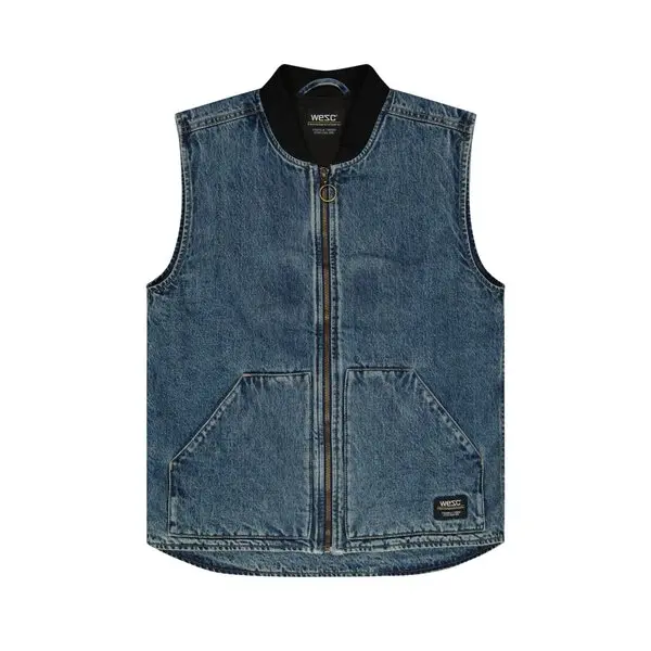 WESC Denim Vest - Blue