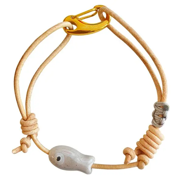 SMILLA BRAV Fish Bracelet Ocean - Silver